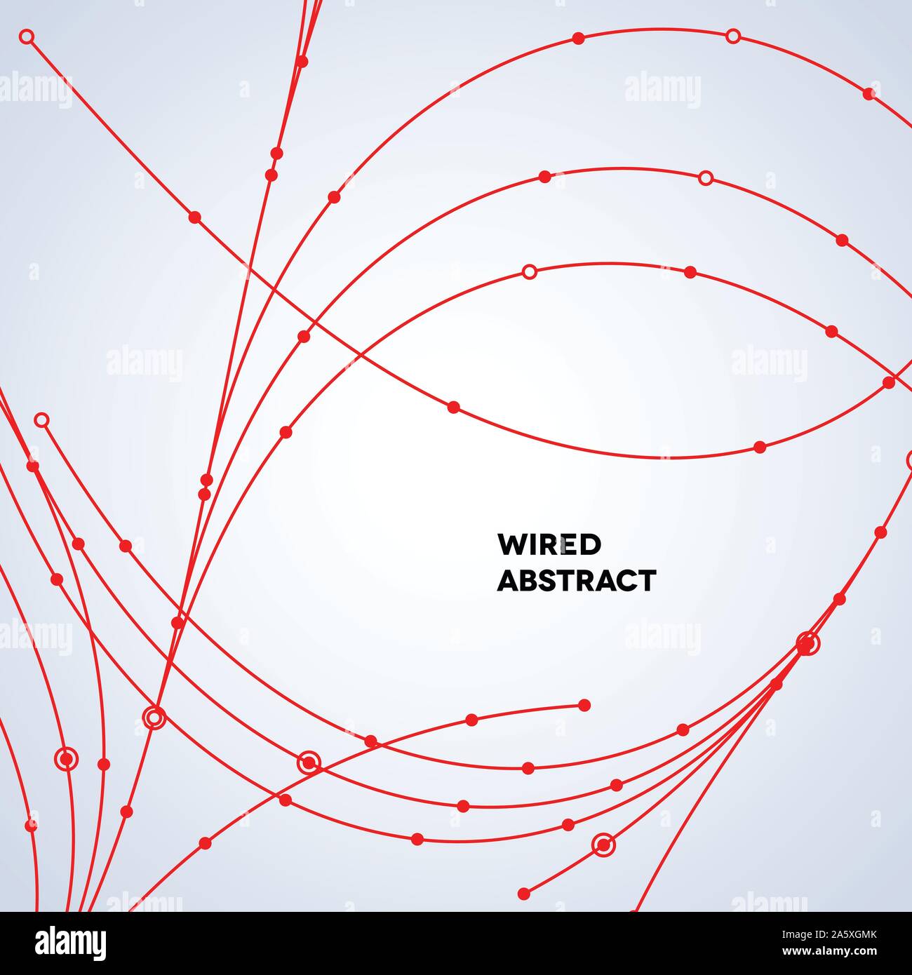 Wire grid made of connected dots Stock Vector Image & Art - Alamy