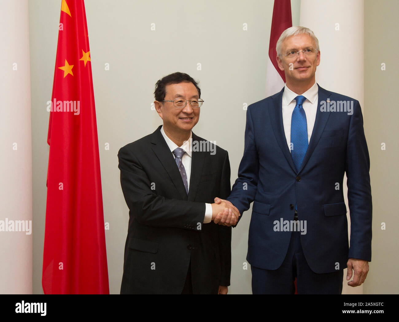 Latvian prime minister krišjānis hi-res stock photography and images ...