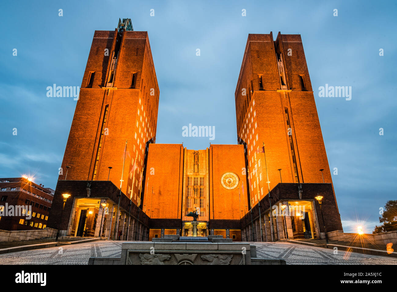 Oslo town hall exterior hi-res stock photography and images - Alamy