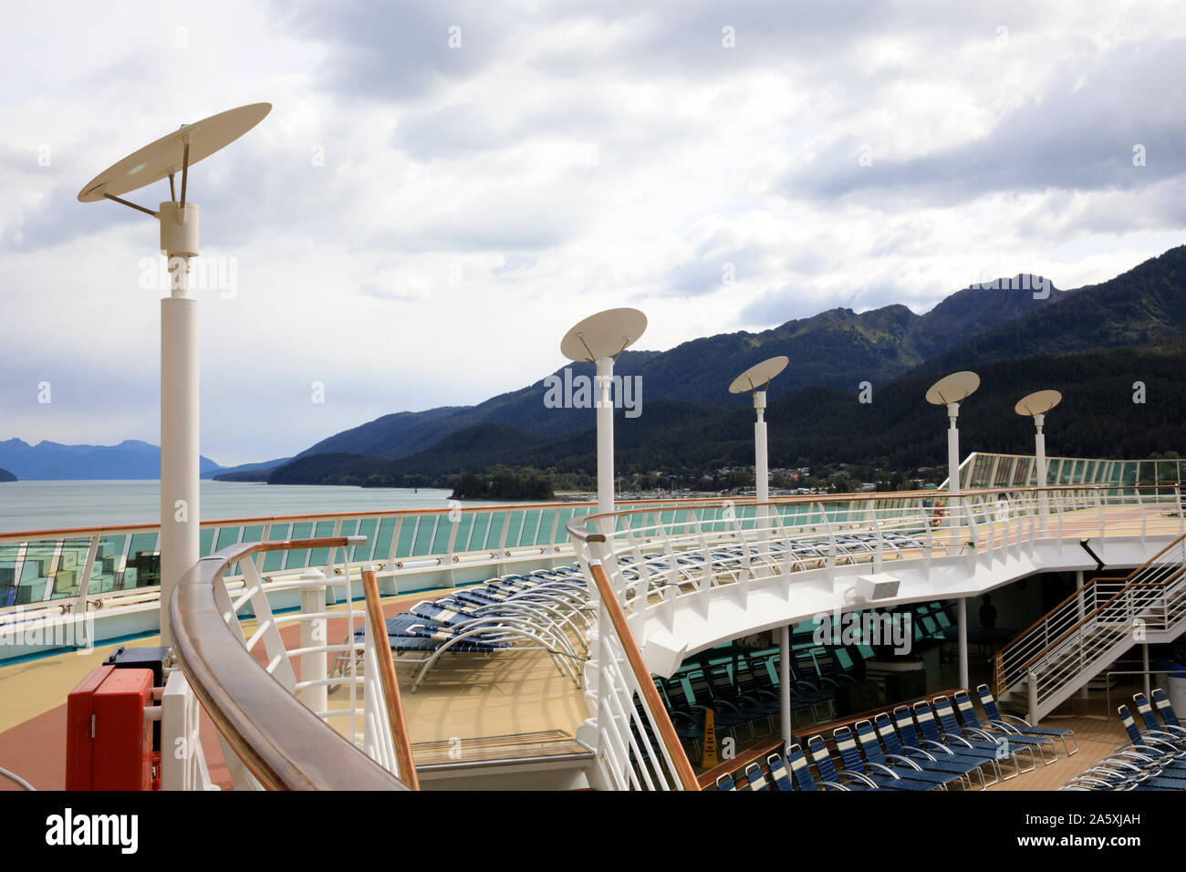 Ship cruise at Juneau port, Juneau, Alaska, USA Stock Photo - Alamy
