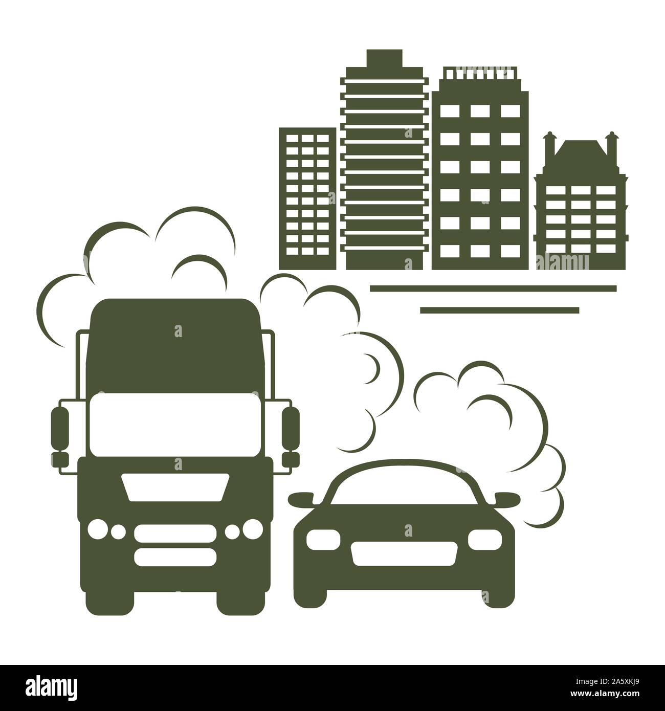 Auto emissions smog Cut Out Stock Images & Pictures - Alamy