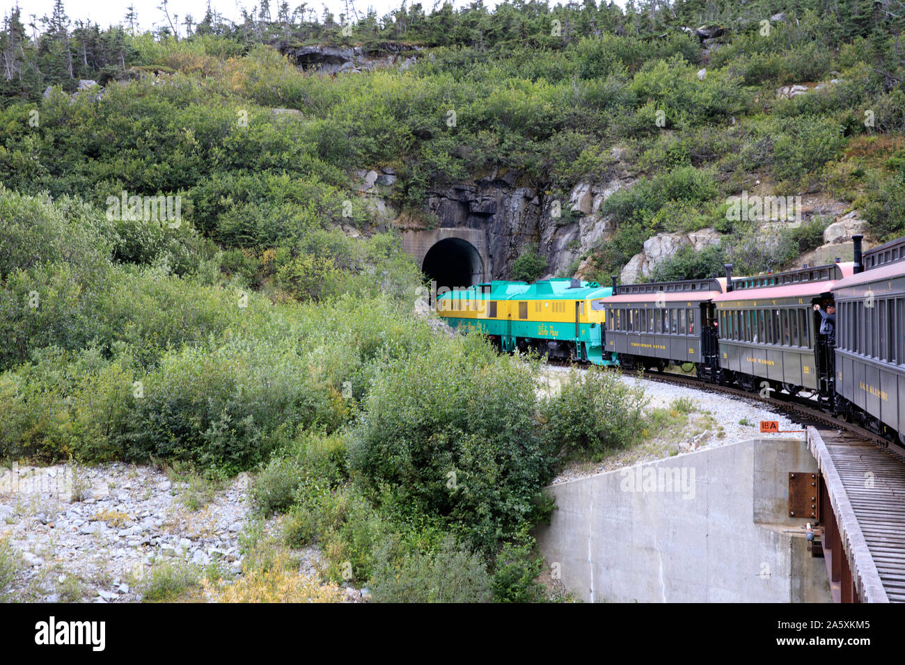Alaska rail tunnel hi-res stock photography and images - Alamy