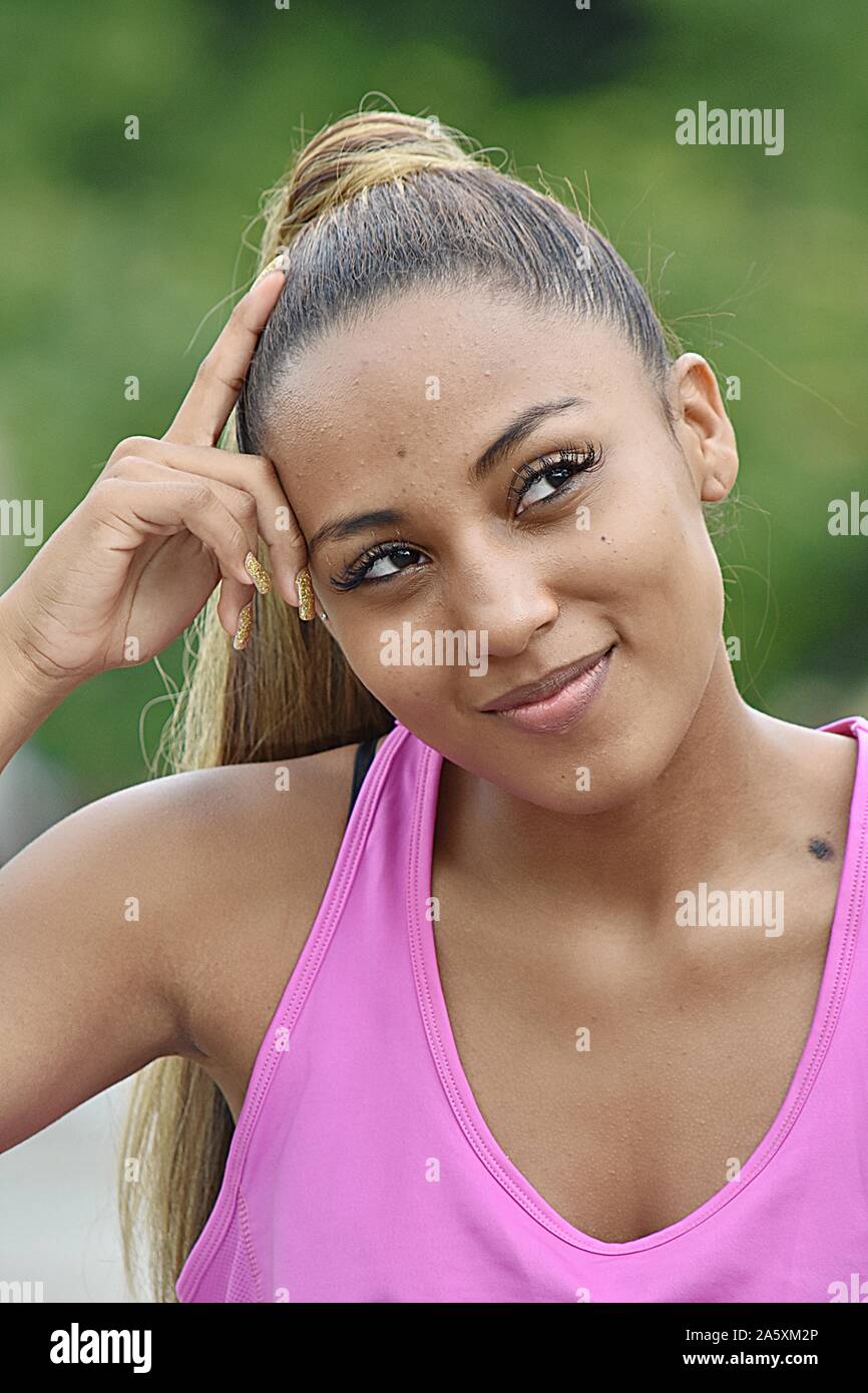 Girl Decision Making Stock Photo - Alamy