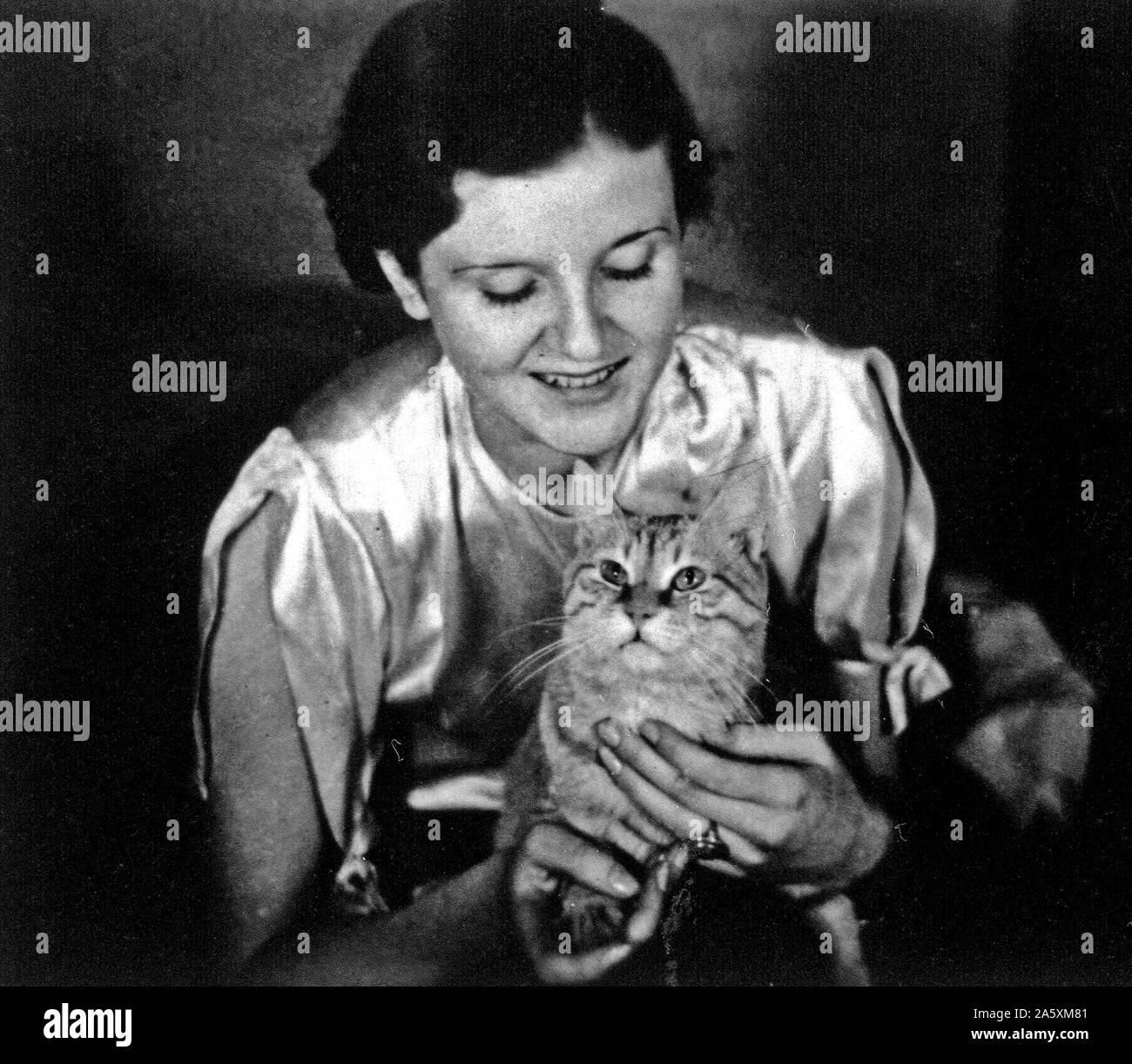 Eva Braun Photo Collection - Album 1 - Woman holding cat ca. 1930s ...