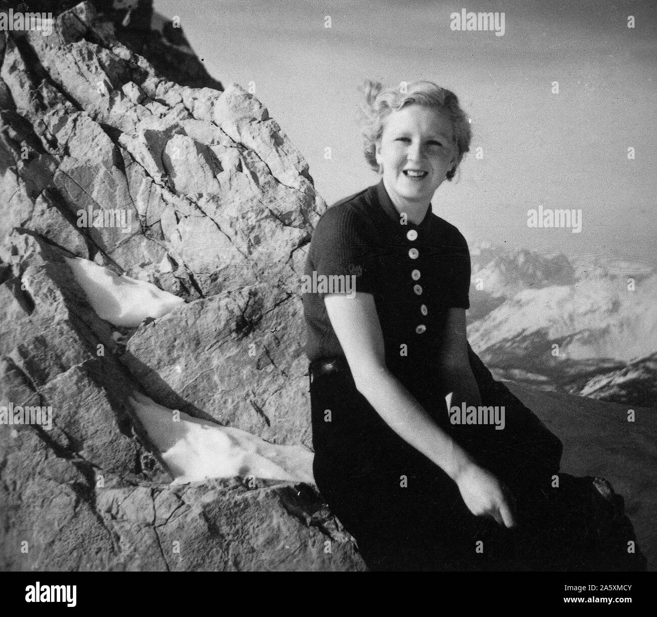 Eva Braun Photo Collection - Album 1 - Woman with mountains in ...