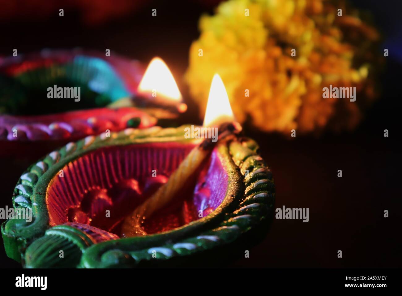 Single diya hi-res stock photography and images - Alamy
