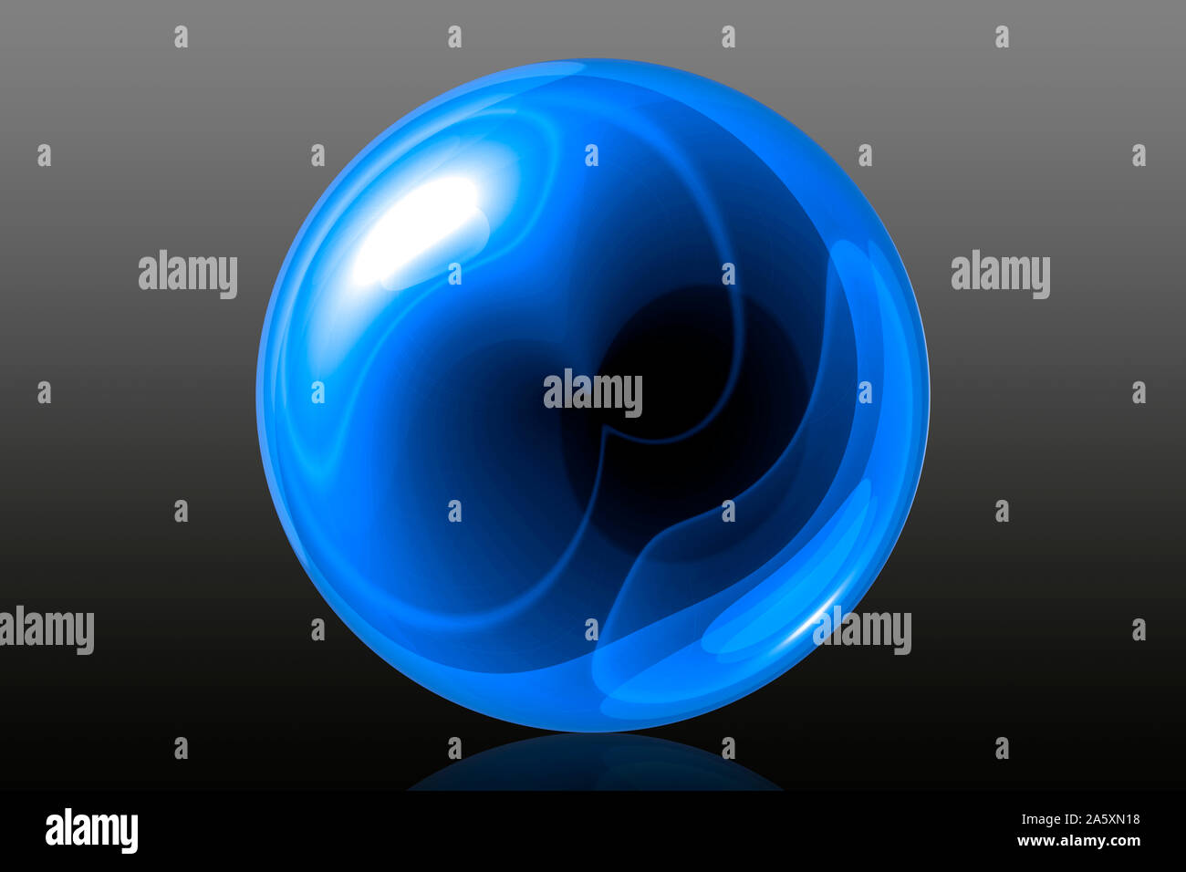 Big blue sphere hi-res stock photography and images - Alamy
