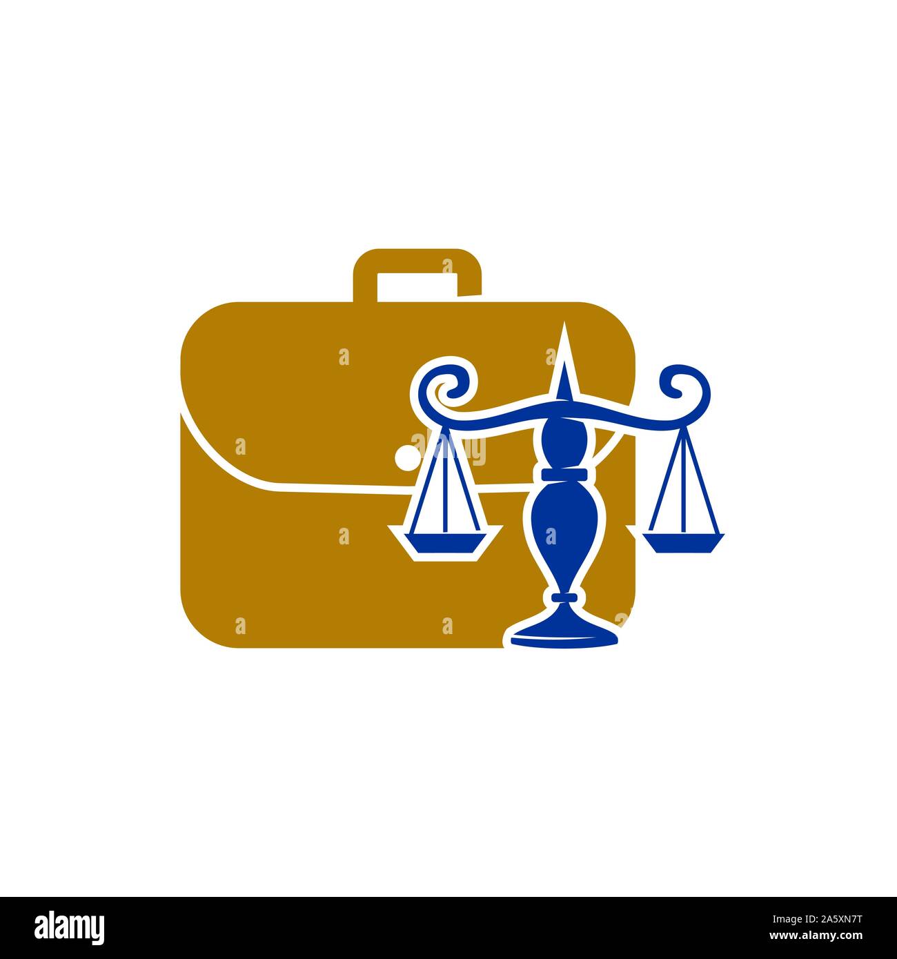Law Justice Firm logo Design Vector icon template Isolated Stock Vector ...