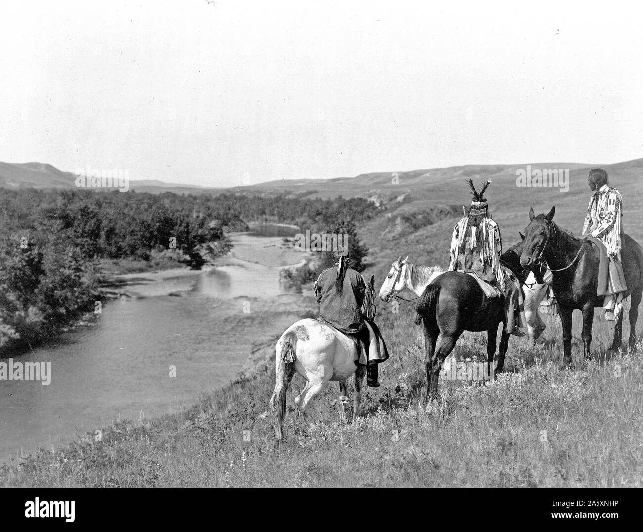 Three piegan indians hi-res stock photography and images - Alamy