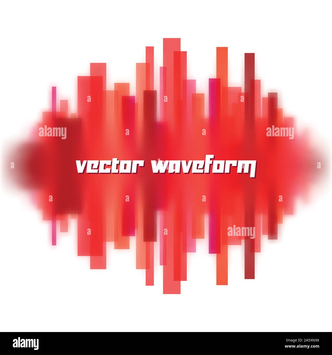 Blurred waveform made of lines Stock Vector Image & Art - Alamy