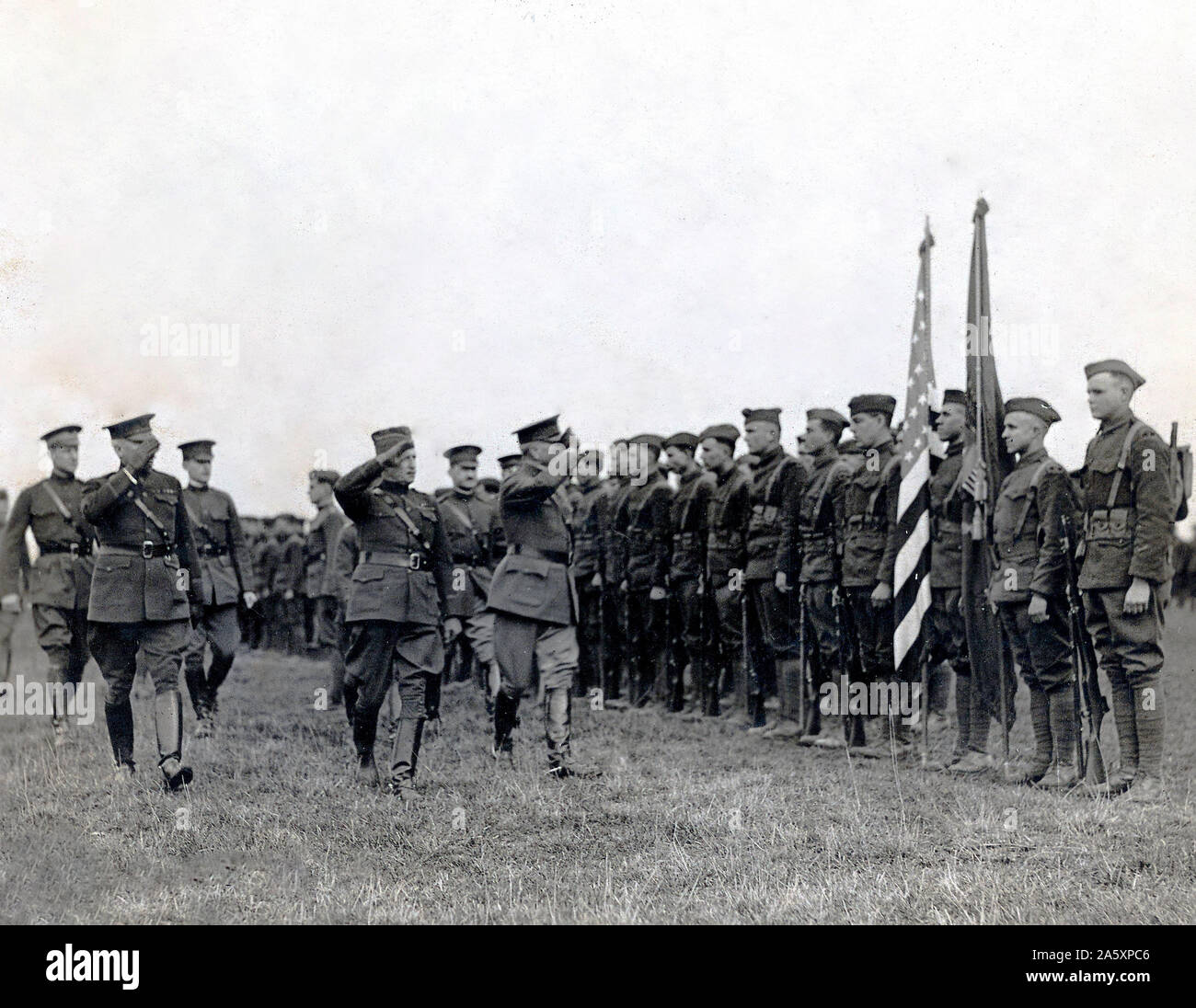 John j pershing inspection hi-res stock photography and images - Alamy