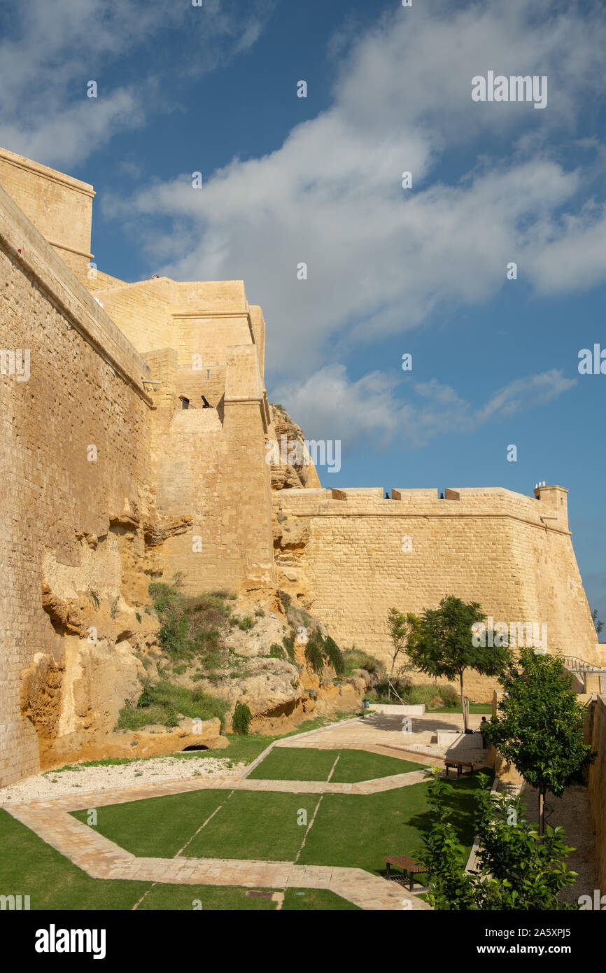 Citadella Garden, Victoria, Gozo Stock Photo - Alamy