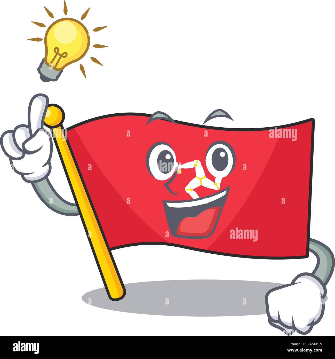 Have an idea flag isle of man with cartoon Stock Vector Image & Art - Alamy