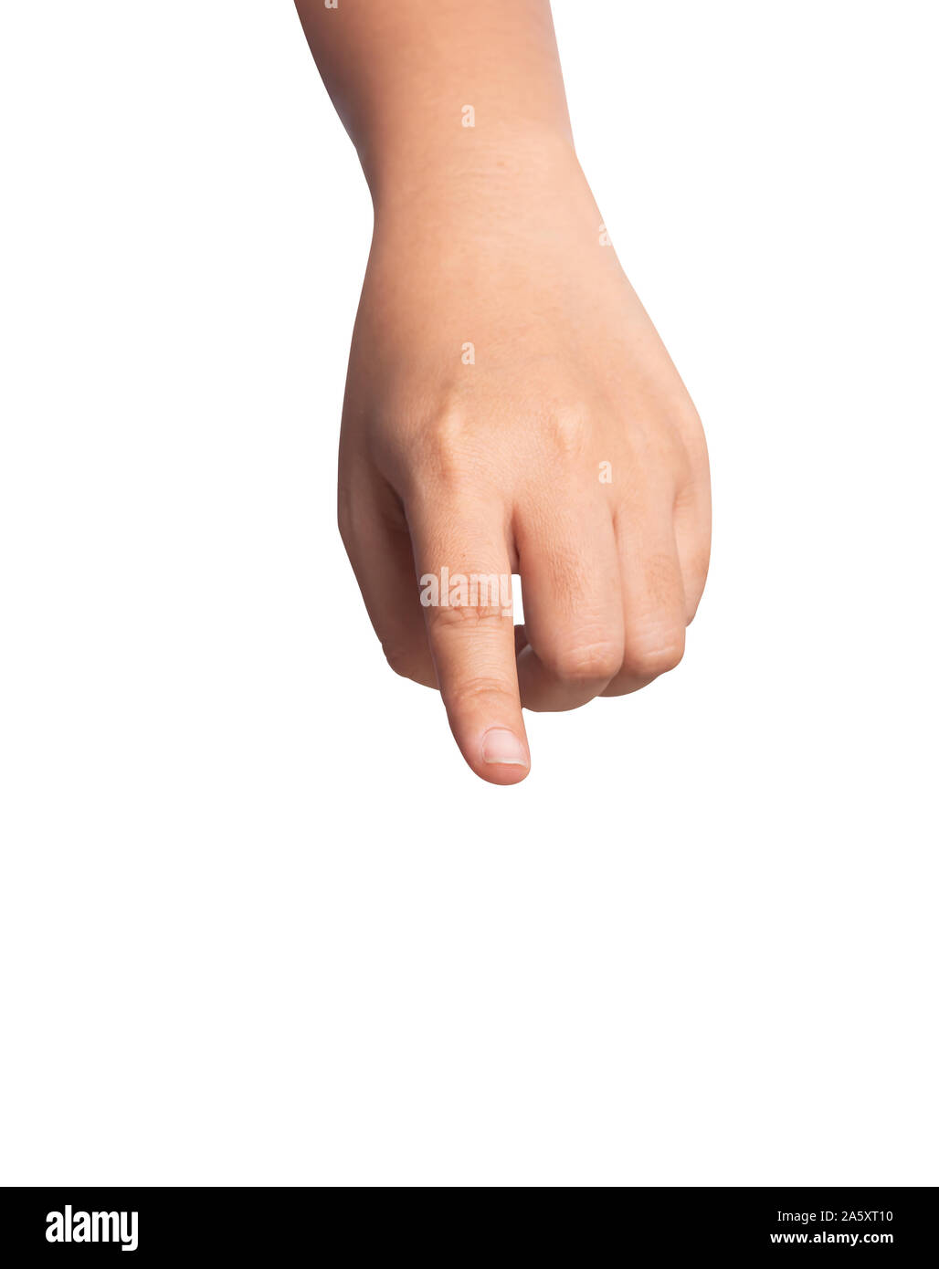 Women down thumb white background hi-res stock photography and images ...