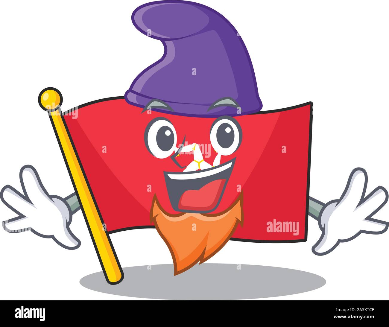 Elf flag isle of man the mascot Stock Vector Image & Art - Alamy
