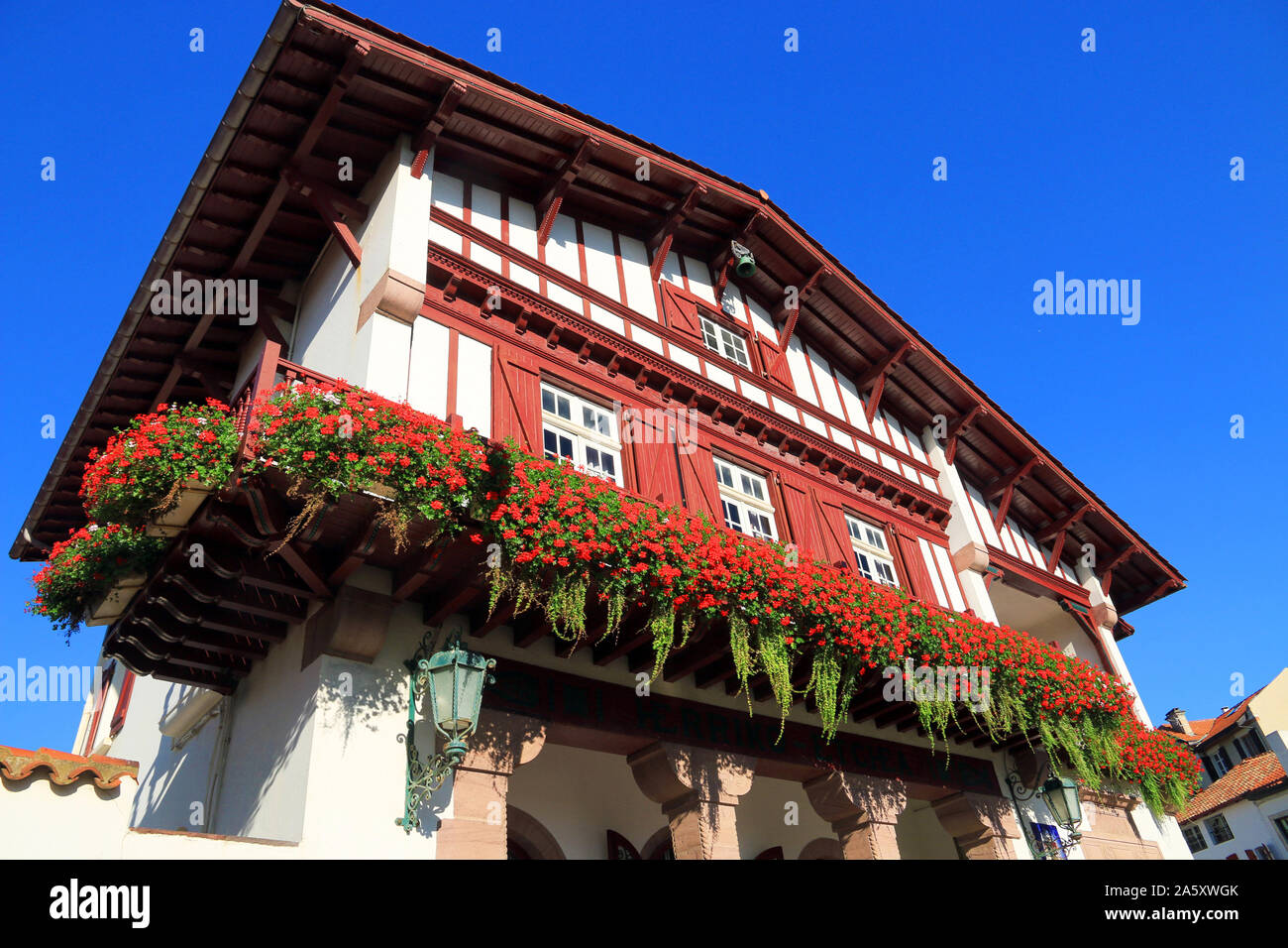 Traditional basque architecture colorful hi-res stock photography and ...