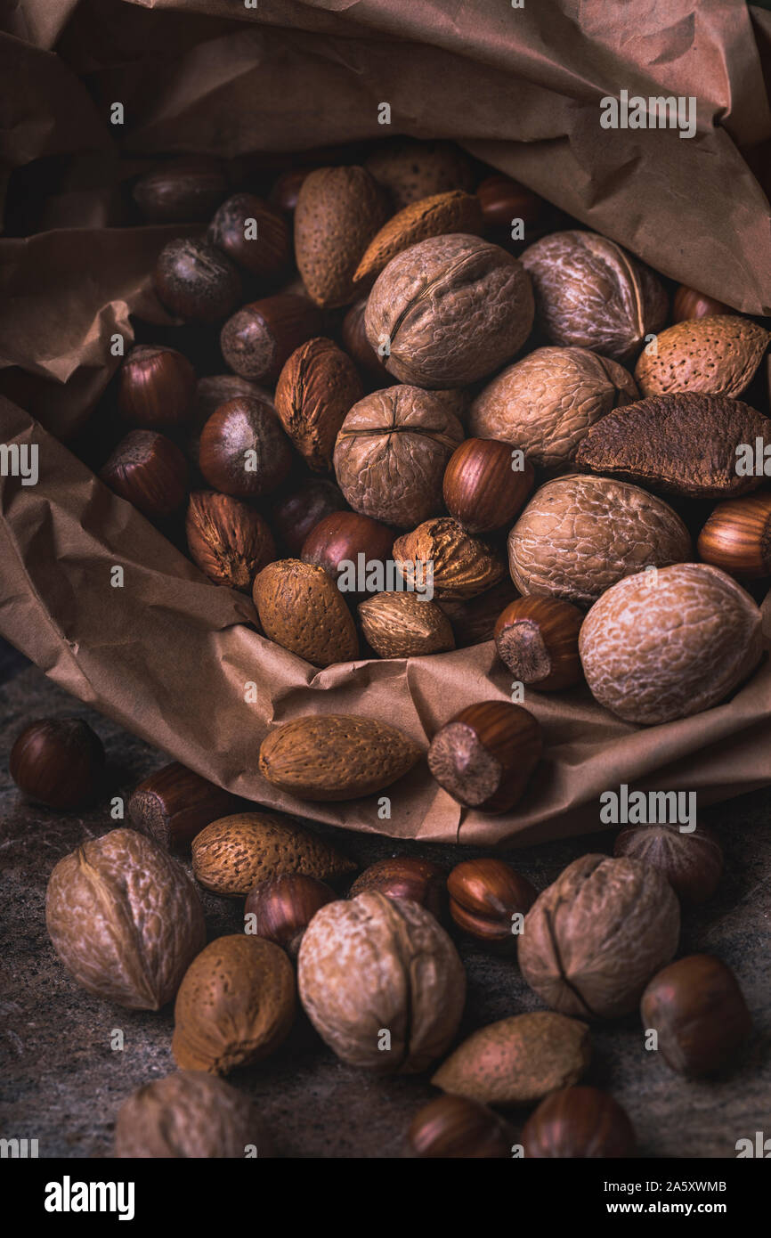 Bag of nuts hi-res stock photography and images - Alamy
