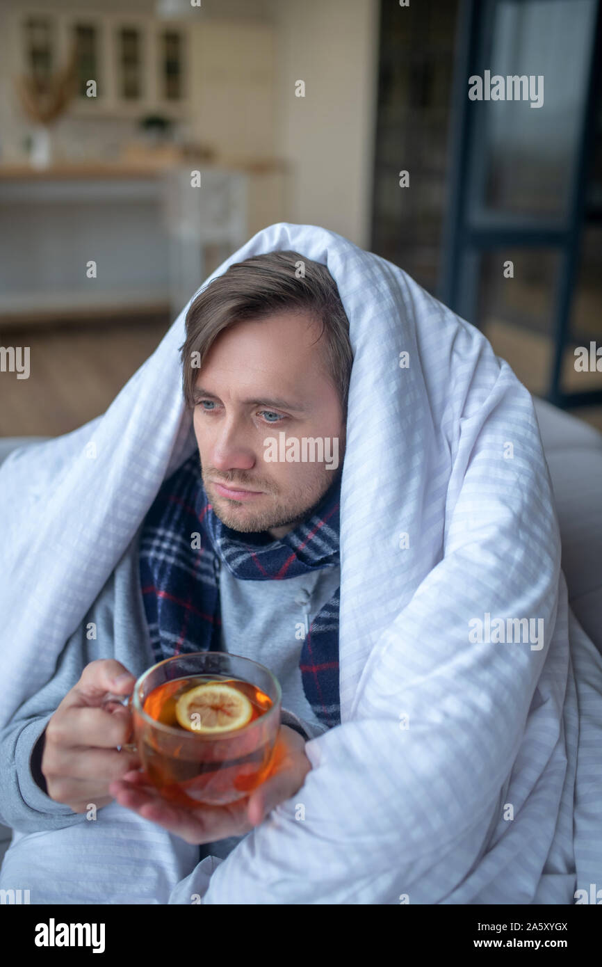 Man drink tea hi-res stock photography and images - Alamy