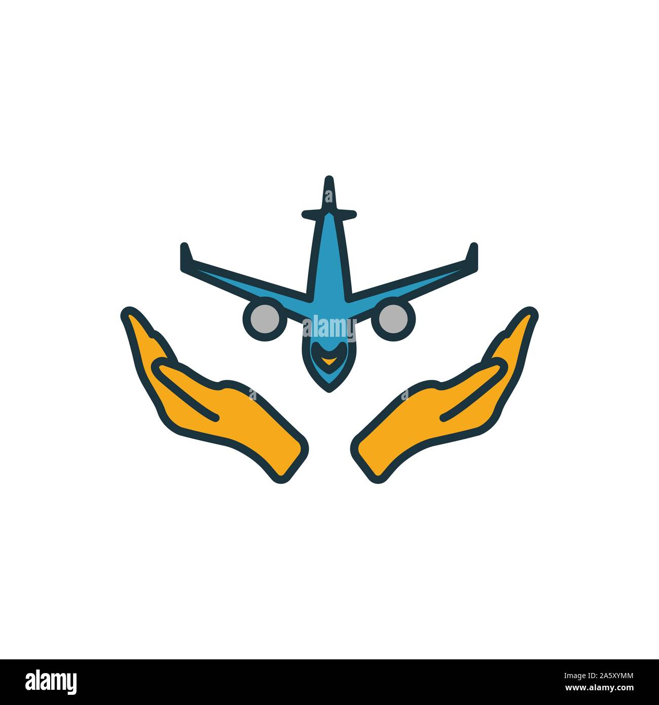 Travel Insurance icon set. Four elements in diferent styles from ...