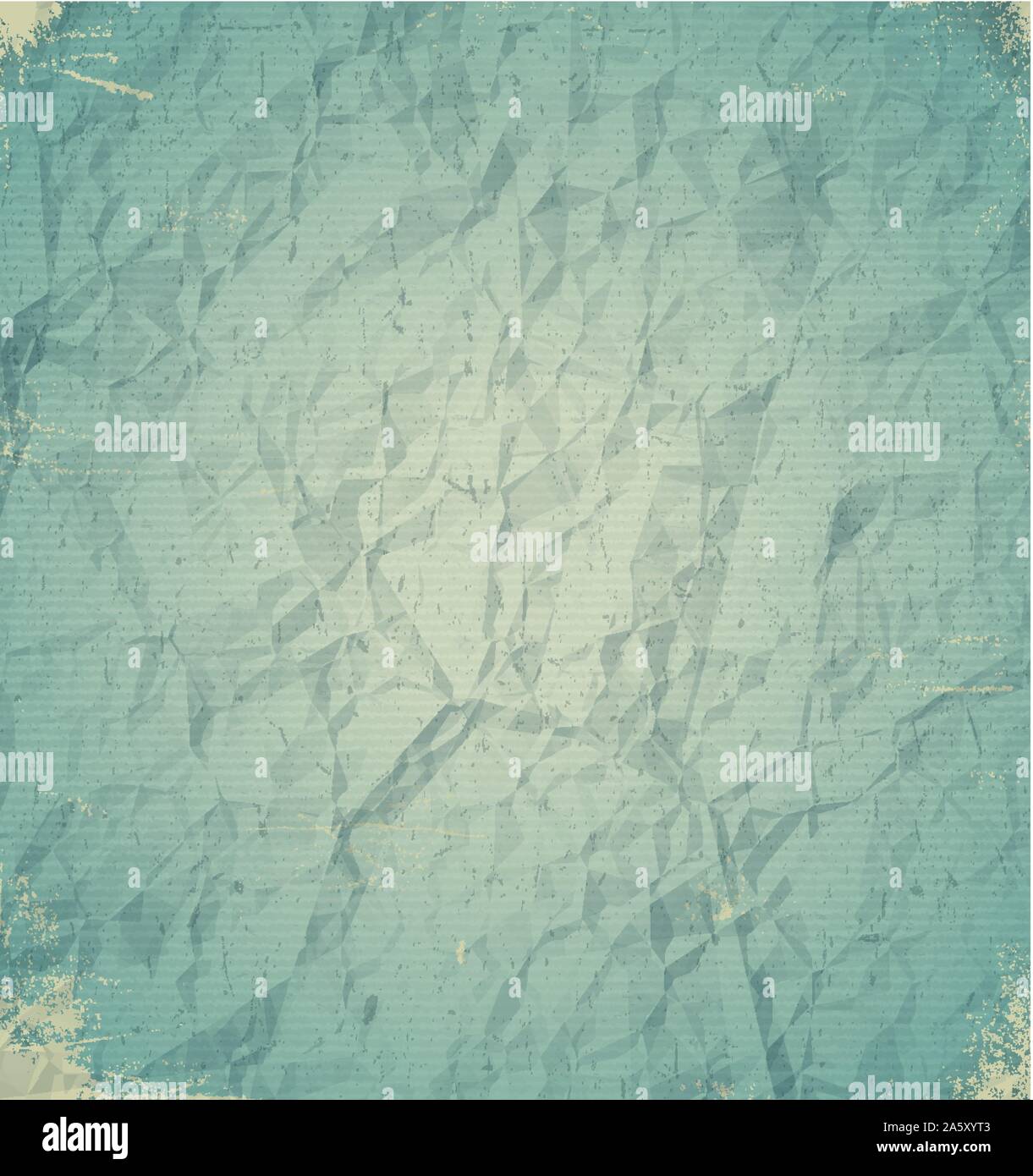 Old blue crumpled paper Stock Vector Image & Art - Alamy