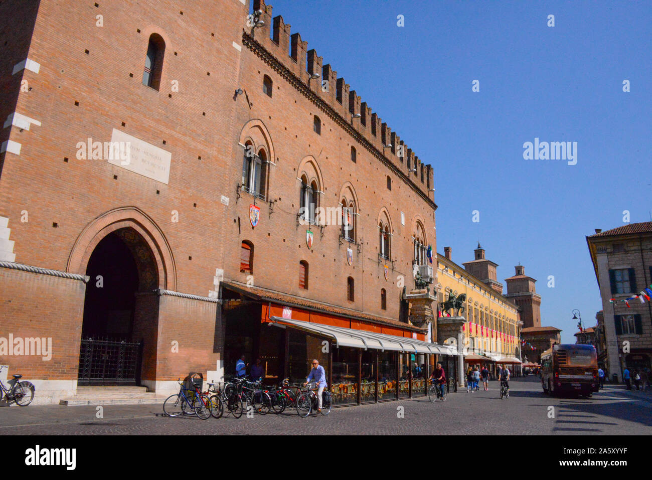 Municipal building of ferrara hi-res stock photography and images - Alamy