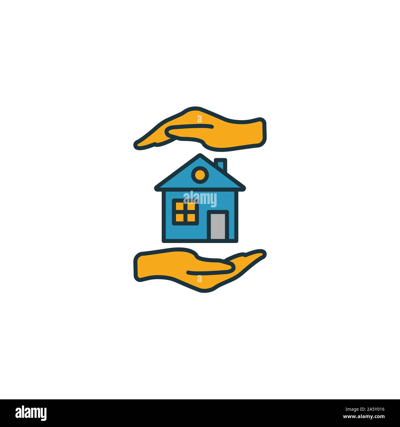 House Insurance icon set. Four elements in diferent styles from ...