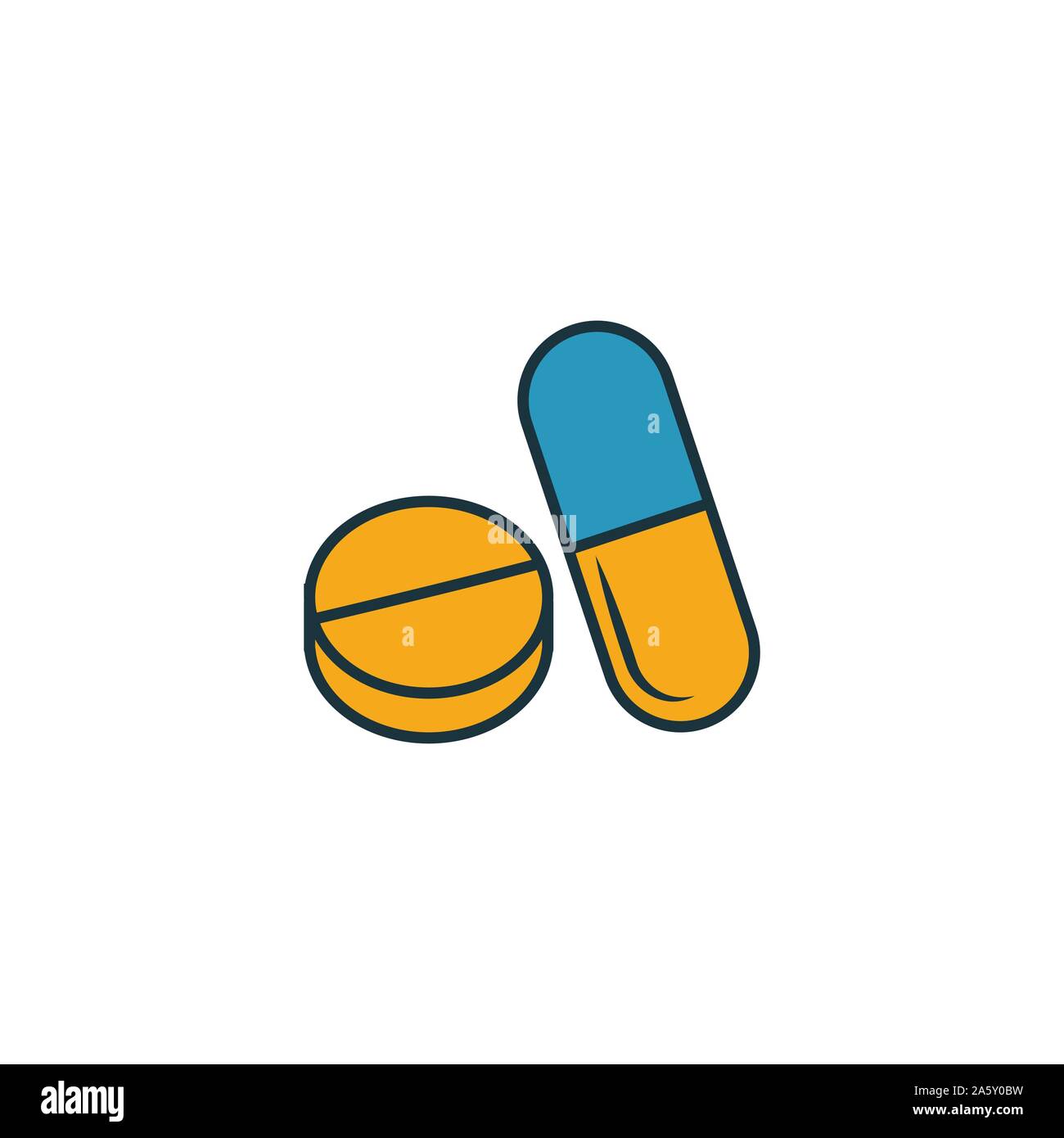 Four pills Stock Vector Images - Alamy