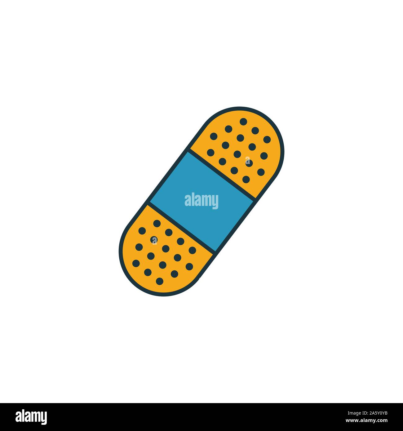 Plaster icon set. Four elements in diferent styles from medicine icons ...