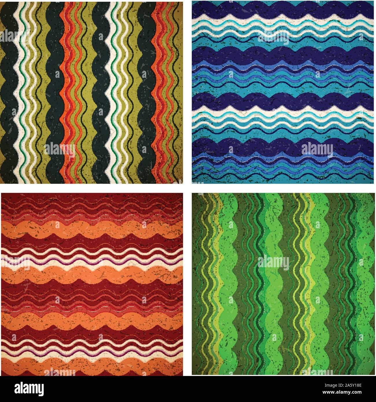 Wavy 60s patterns hi-res stock photography and images - Alamy