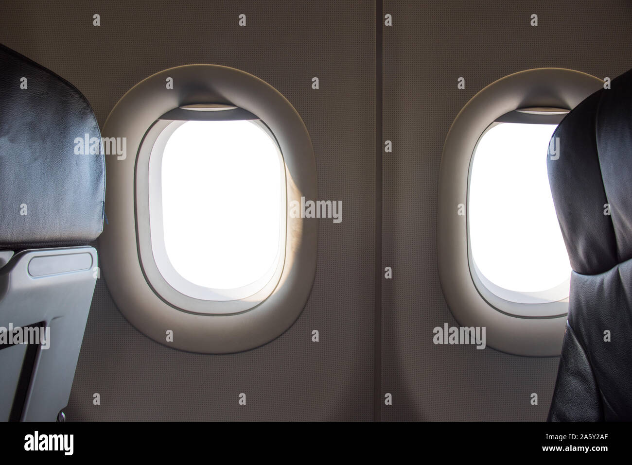 white background windows inside an aircraft Stock Photo - Alamy
