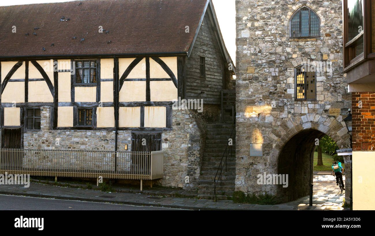 Tudor Merchants Hall, 14th century timbered house. .Westgate Hall and ...
