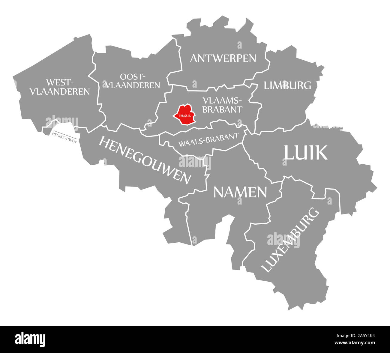 Brussels Area Map High Resolution Stock Photography and Images - Alamy
