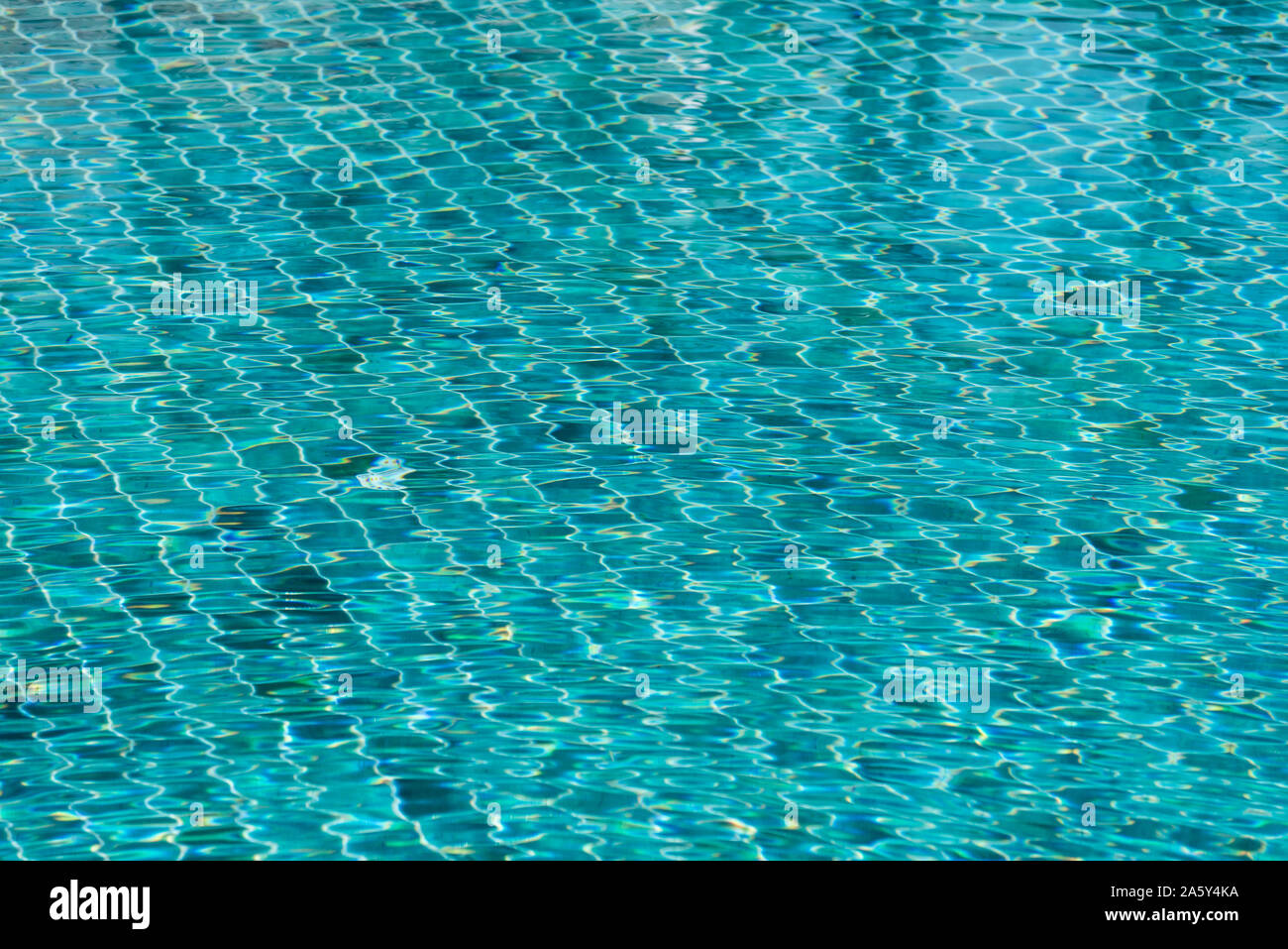 Blue swimming pool water texture reflection lighting Stock Photo - Alamy