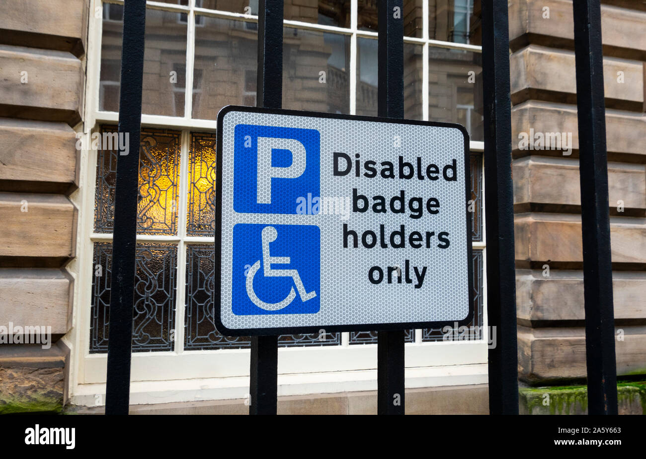 Disabled Parking Badge High Resolution Stock Photography and Images - Alamy