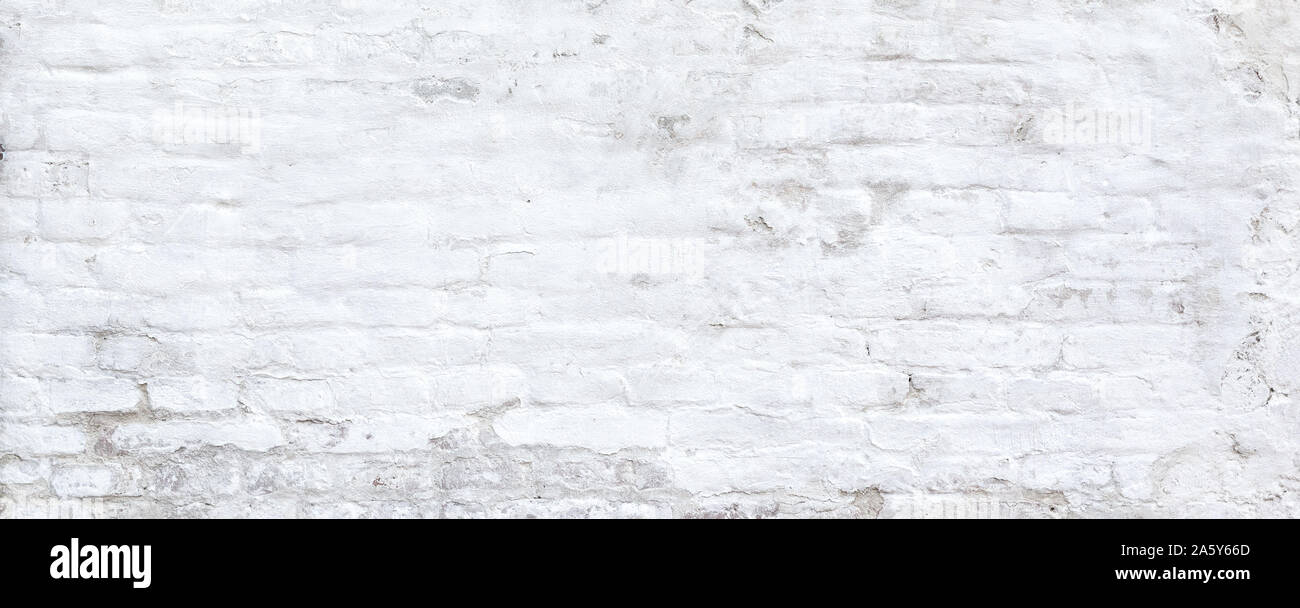 Old white brick wall texture background Stock Photo - Alamy