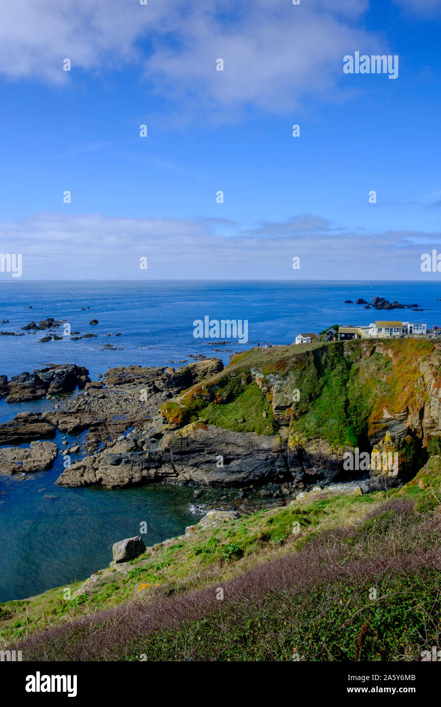 Kynance Cove Lizard Peninsula Helston Cornwall England Stock Photo - Alamy