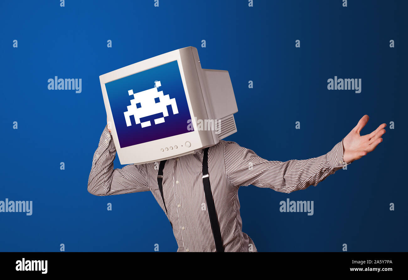 Computer Monitor Head