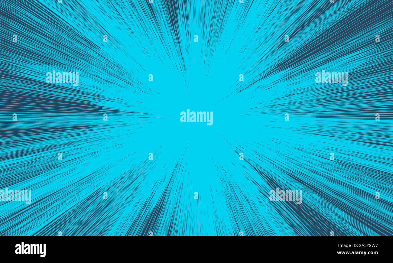 Abstract blue background with lines and stars. Vector illustration ...