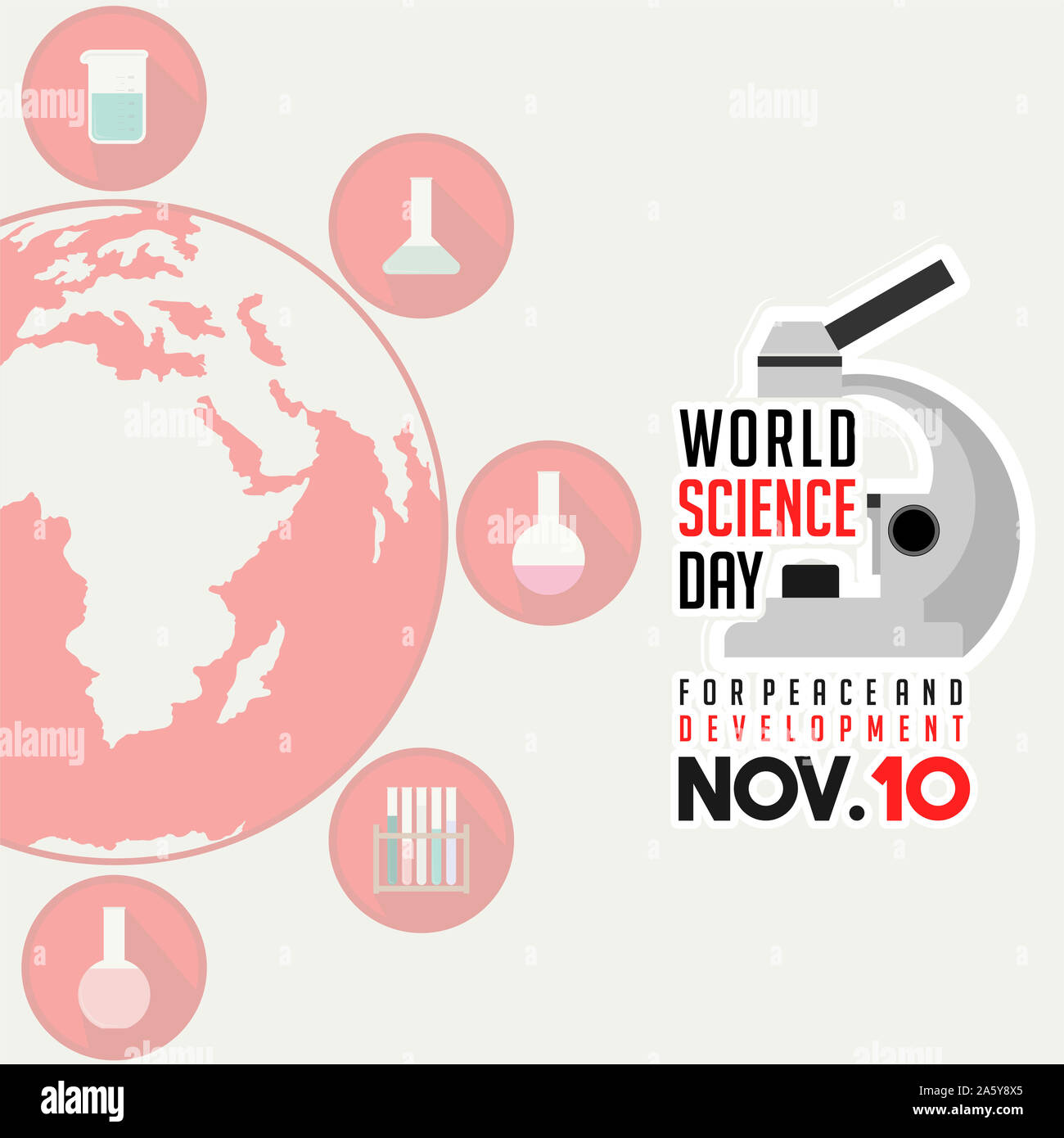 World Science Day for Peace and Development with chemical tools icon ...