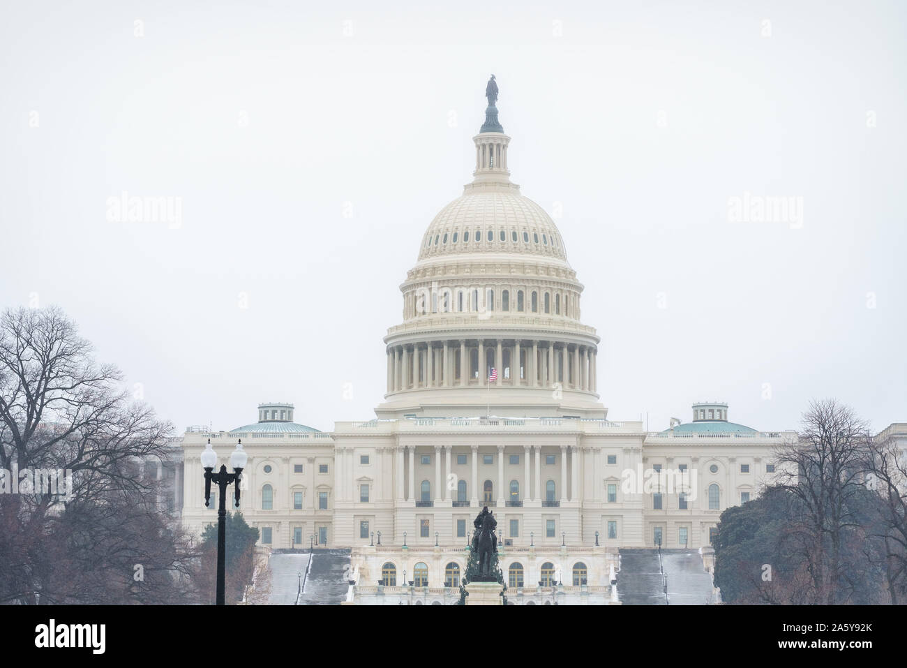 Us capitol winter snow building washington dc usa architecture hi-res ...