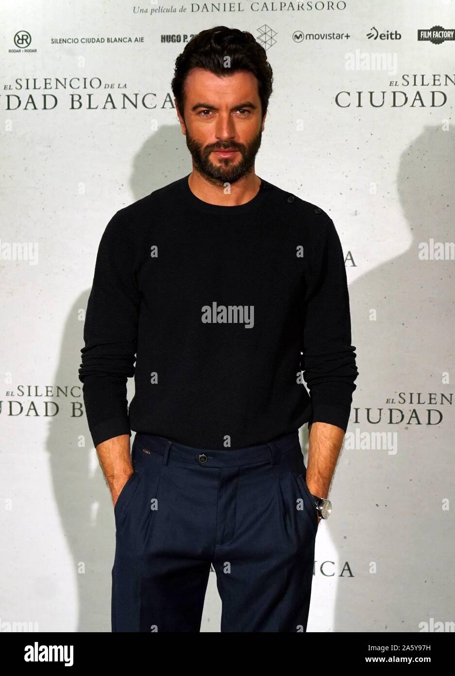 Madrid, Spain. 23rd Oct, 2019. Actor Javier Rey poses during the "El ...