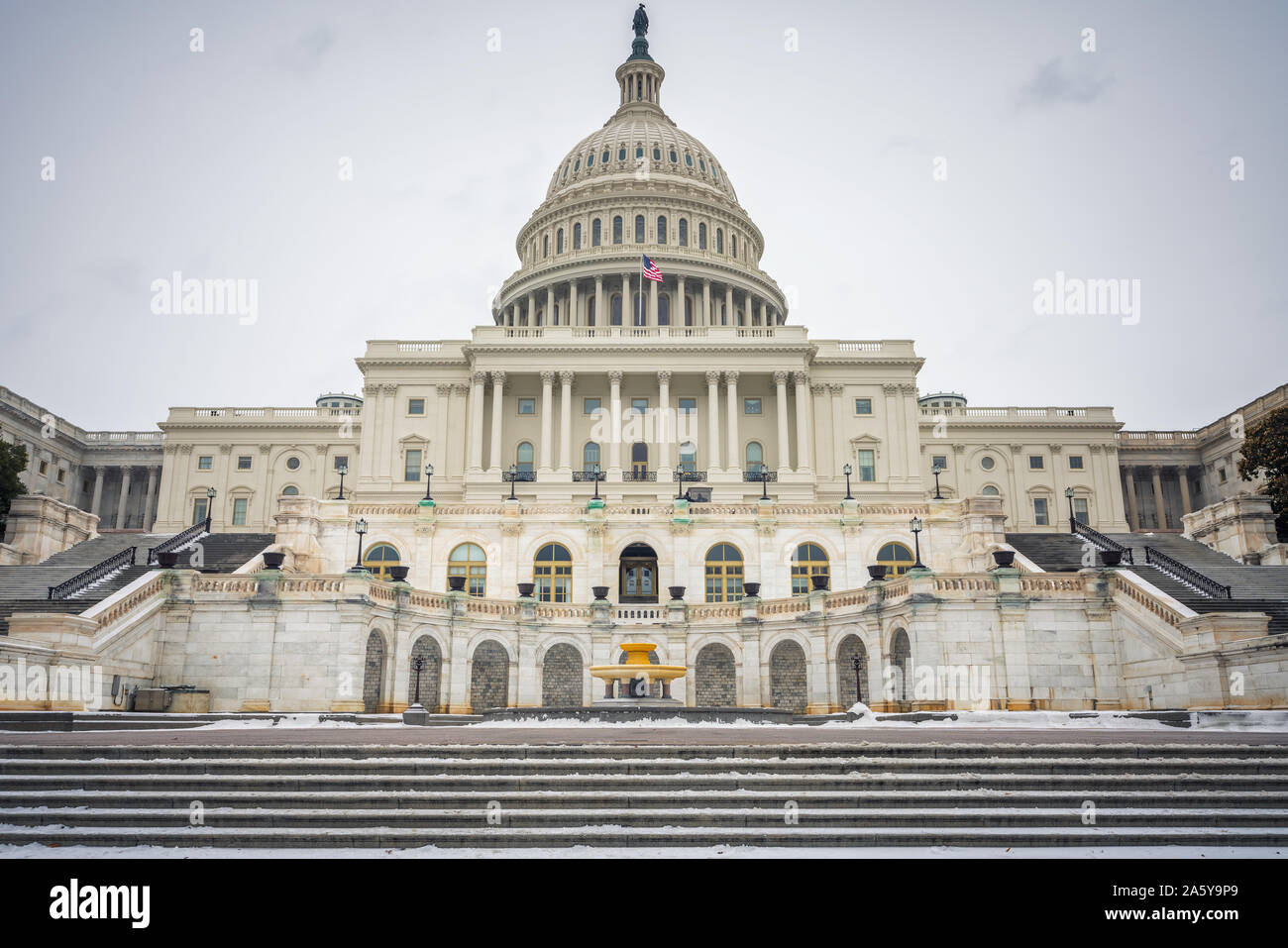 Us capitol winter snow building washington dc usa architecture hi-res ...