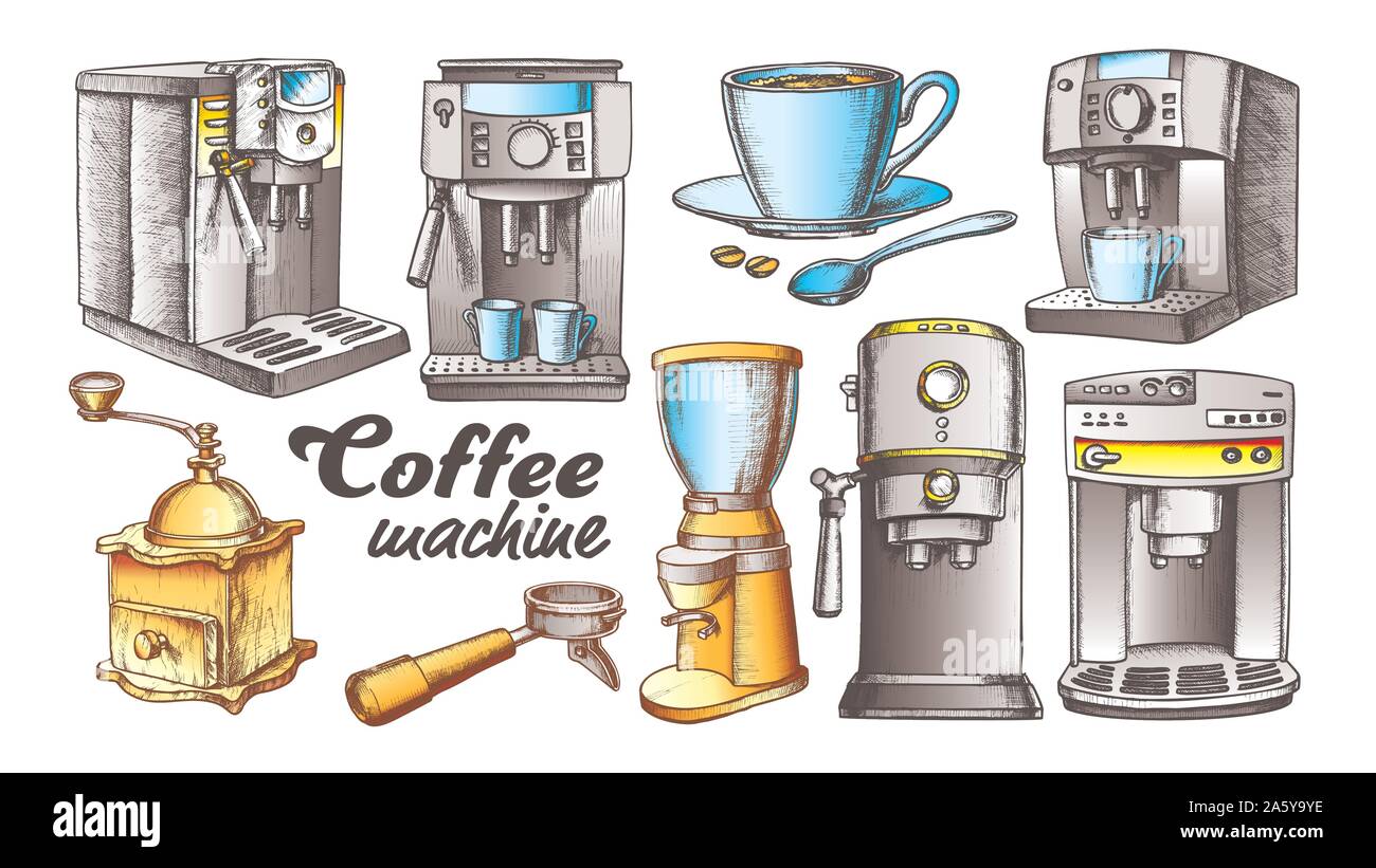 Horn coffee machine Cut Out Stock Images & Pictures - Alamy
