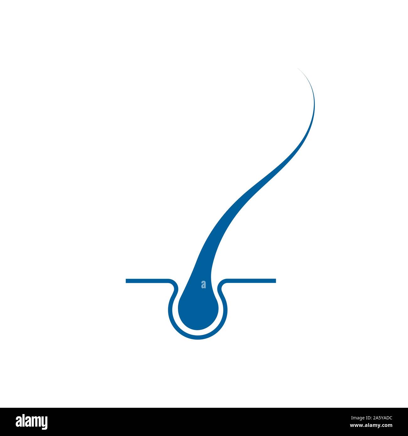 Icon hair head Stock Vector Images - Alamy