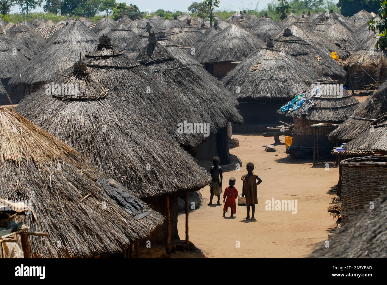 UGANDA, Kitgum, IDP camp, Internal displaced People from war between ...