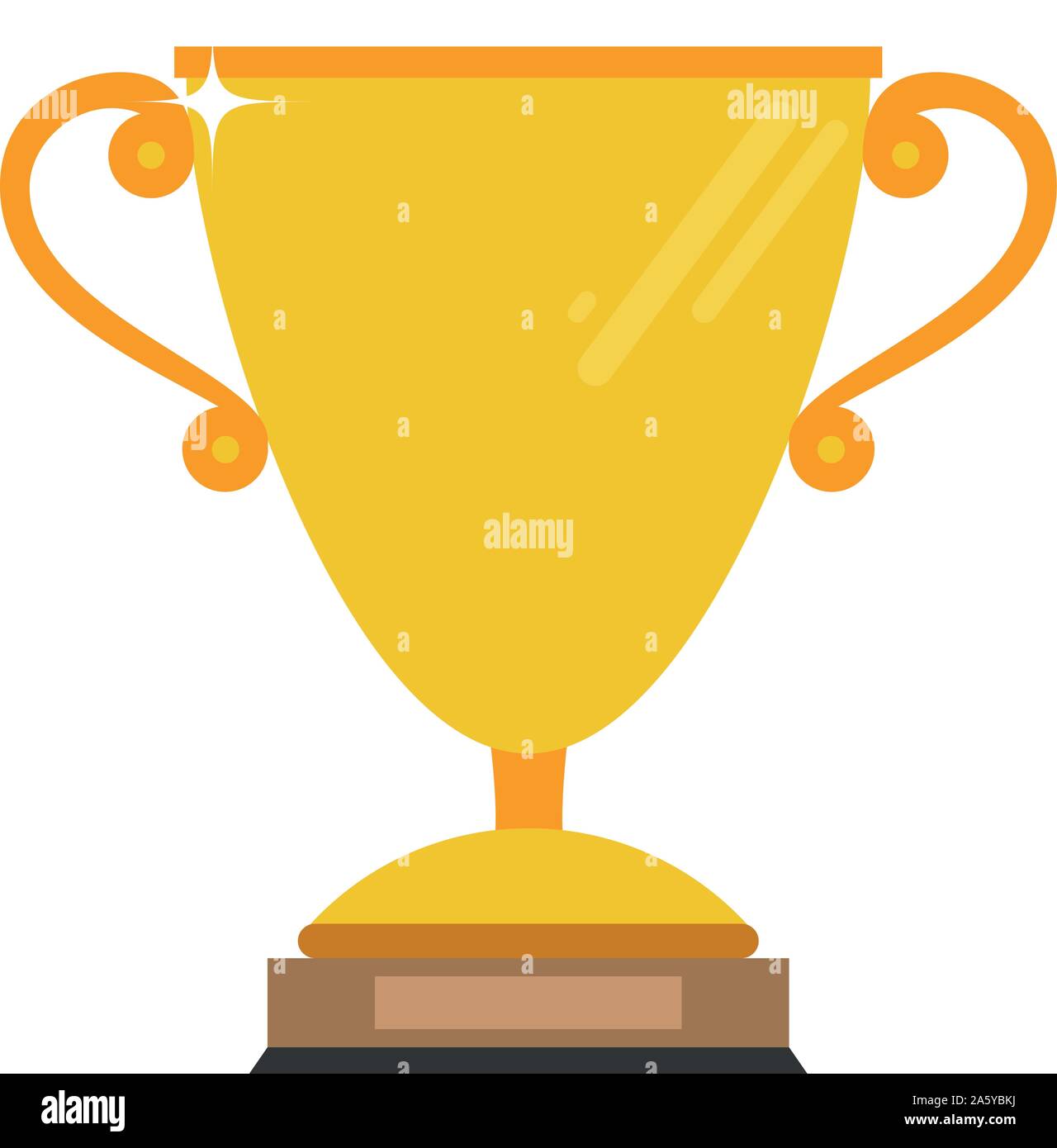 Golden cup for champion vector illustration Stock Vector Image & Art ...