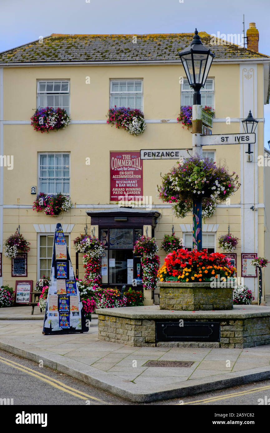 Commercial Inn St Just in Penwith Penzance Cornwall England Stock Photo ...