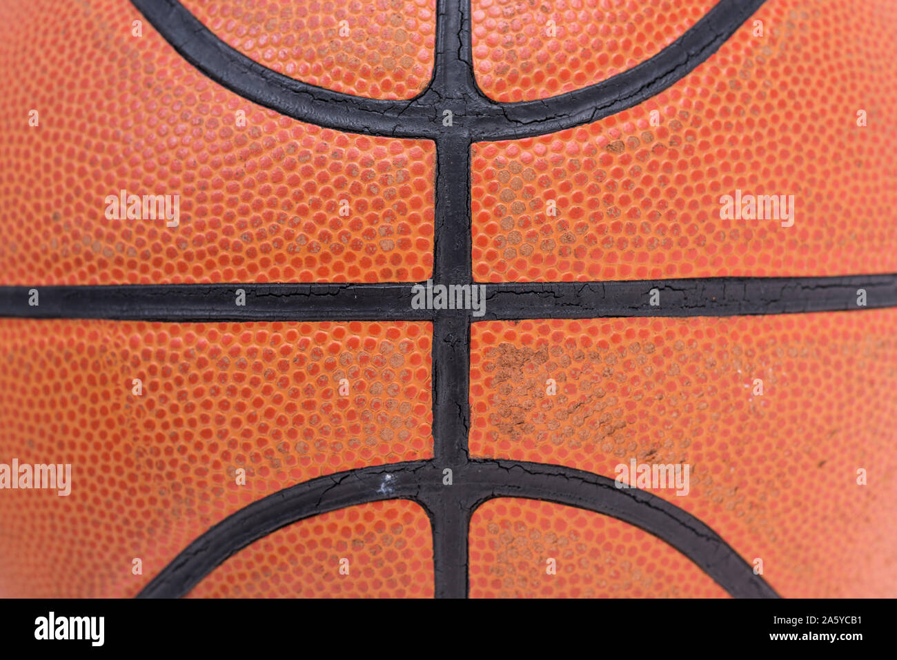 Closeup old basketball basket ball for texture background Stock Photo ...