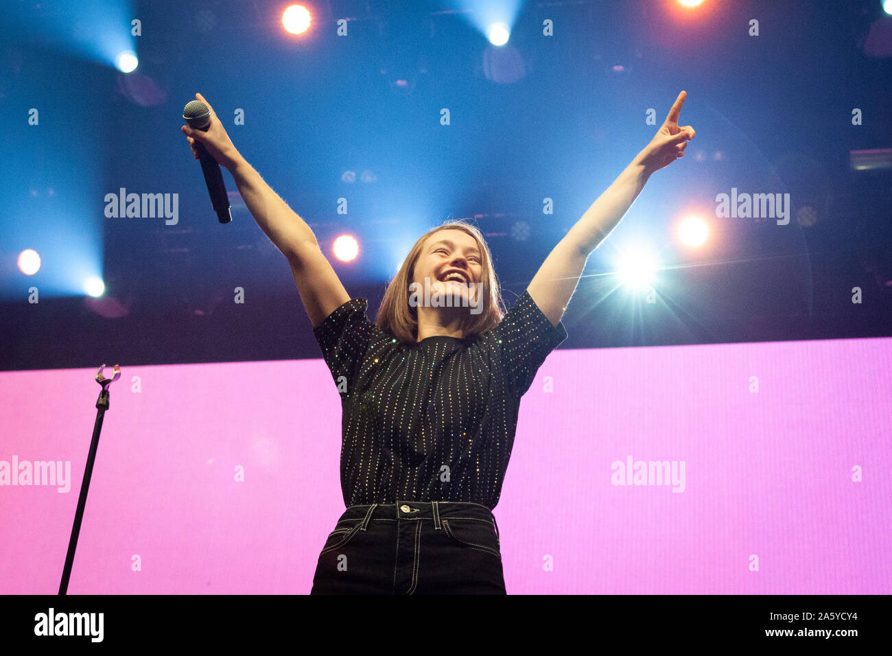 Trondheim, Norway. 19th, October 2019. The Norwegian singer and ...