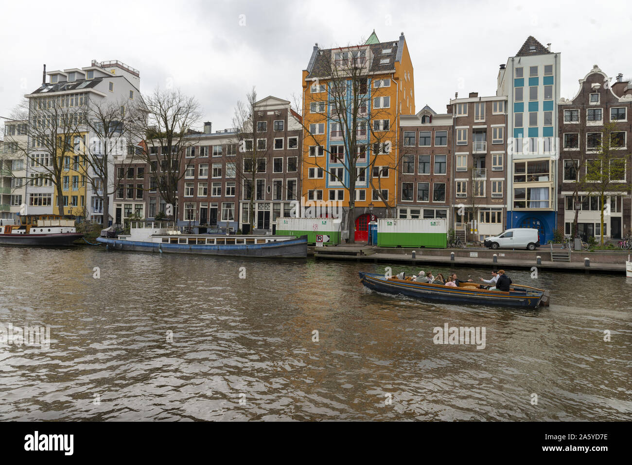 Europe Netherlands Amasterdam : 2018 Typical everyday view of the ...